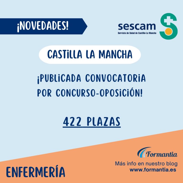 Enfermera para SESCAM: convocatoria de oposiciones para Castilla La ...