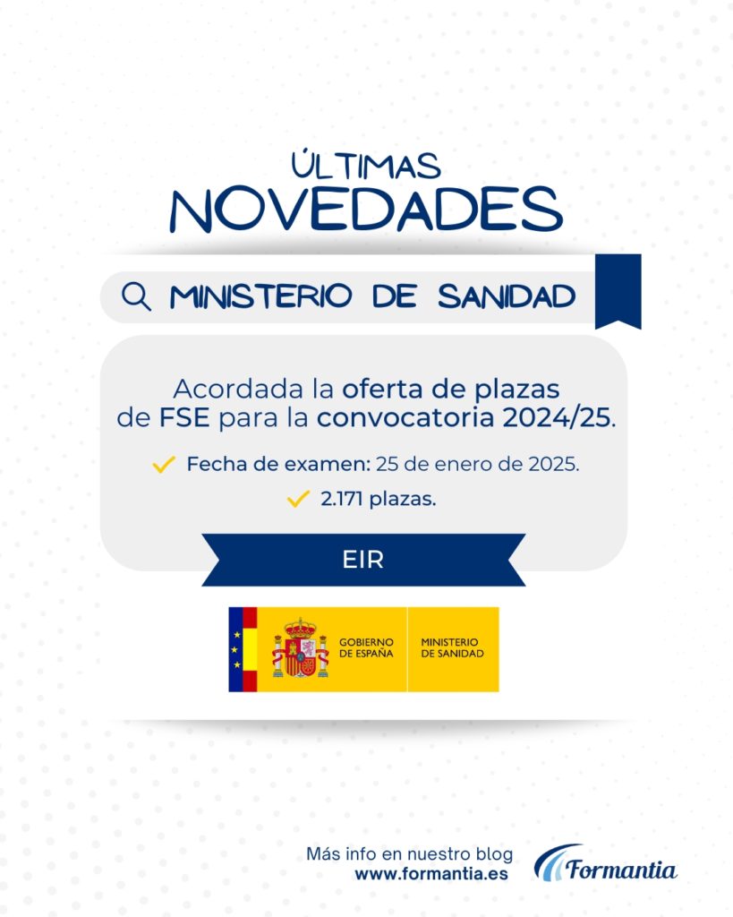 El EIR 2025 ya tiene fecha de examen El EIR 2025 ya tiene fecha de examen