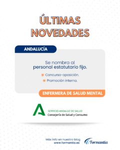 Nombramiento de Enfermera Especialista en Salud Mental en Andalucía - Formantia | Blog