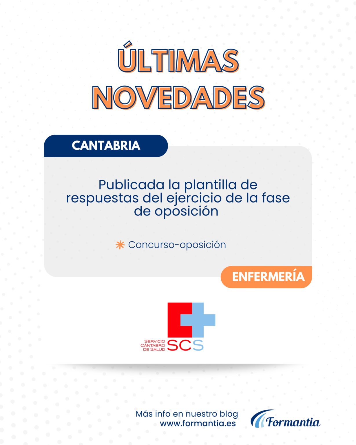 Enfermería Cantabria: publicada la plantilla de respuestas del ...